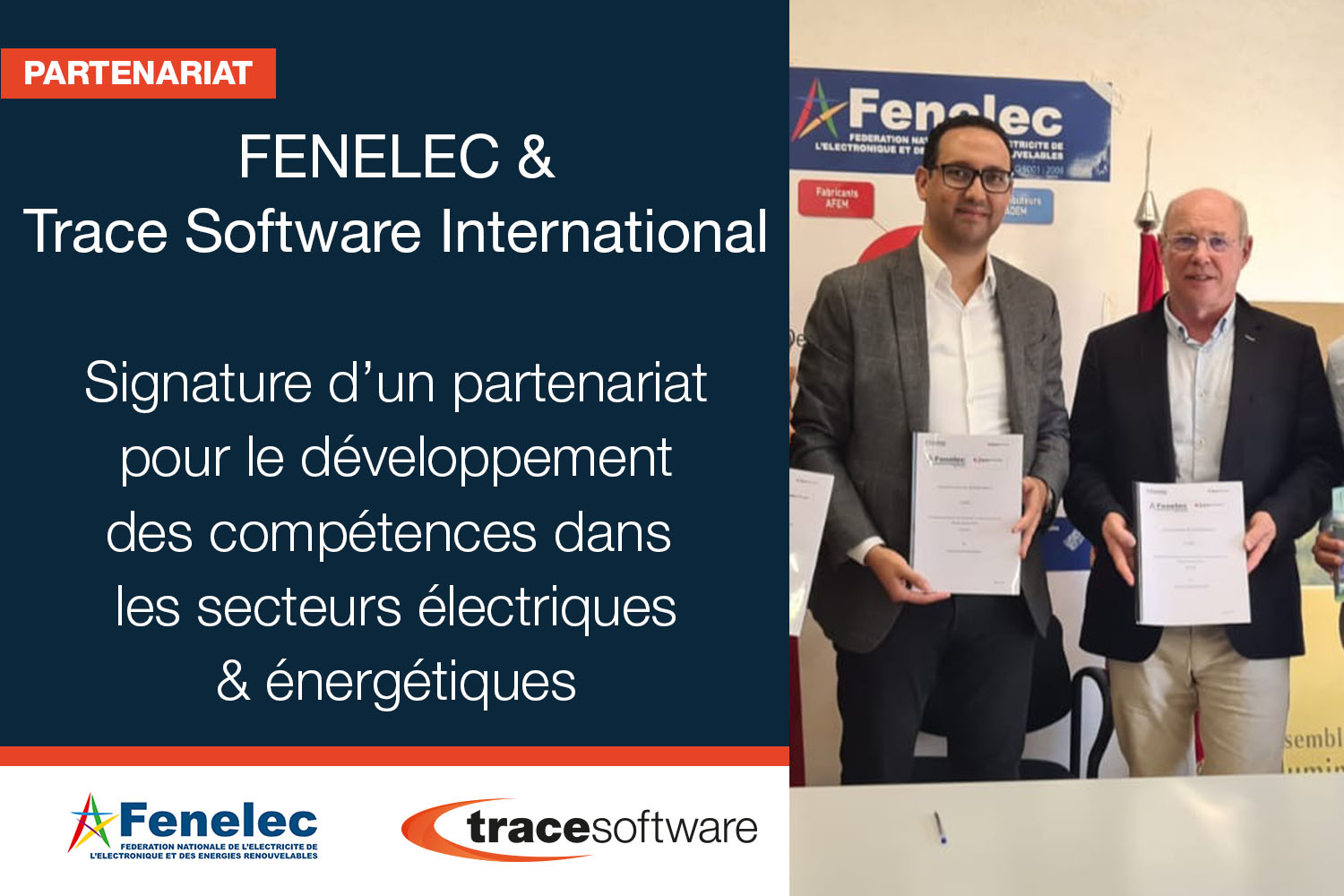PARTENARIAT ENTRE LA FENELEC ET TRACE SOFTWARE INTERNATIONAL