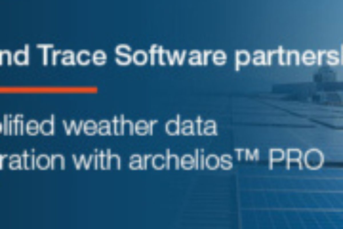 3E AND TRACE SOFTWARE PARTNERSHIP: SIMPLIFIED WEATHER DATA INTEGRATION ...