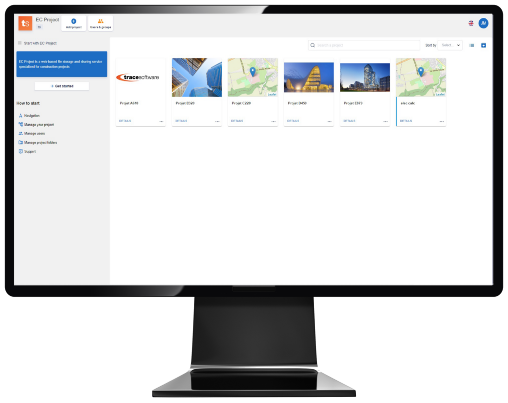 elec calc project: New online collaborative platform for elec calc projects