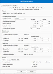 Arc Flash Module - Trace Software