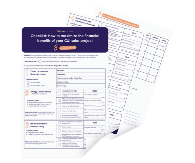 What are the benefits of a C&I solar project for a company?